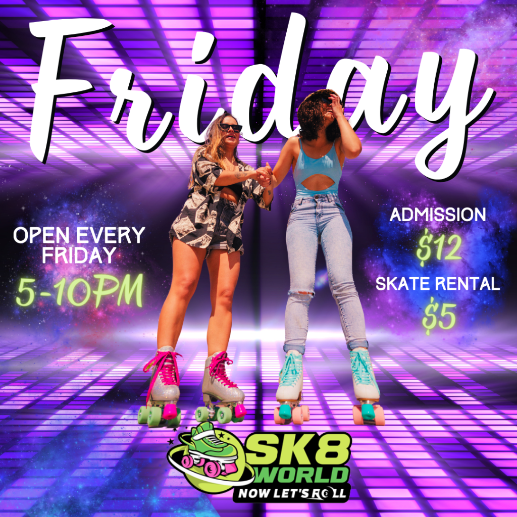 2022 Skating Schedule | Sk8 World Portage Indiana